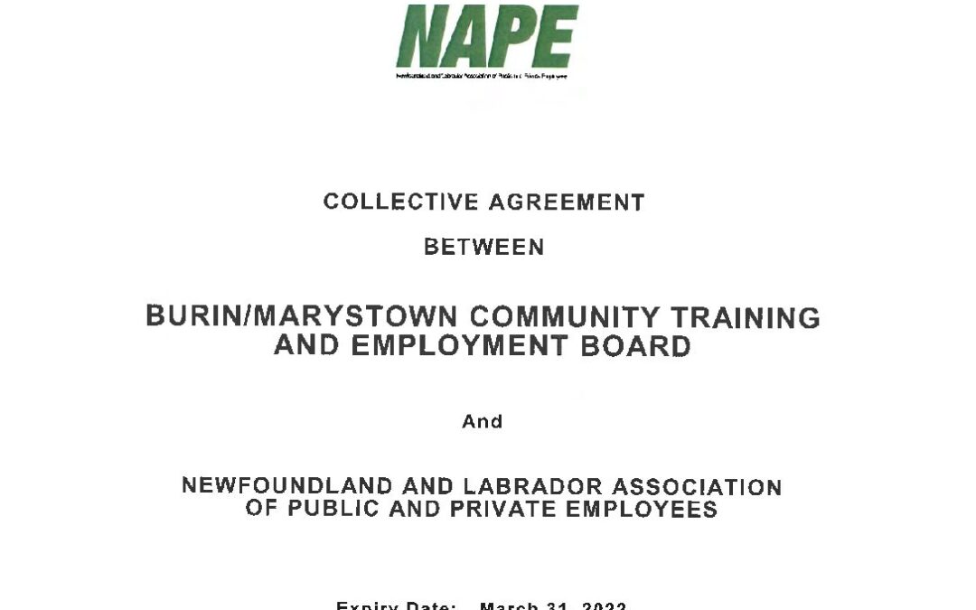 BurinMarystownTraining-2020-2022 | NAPE